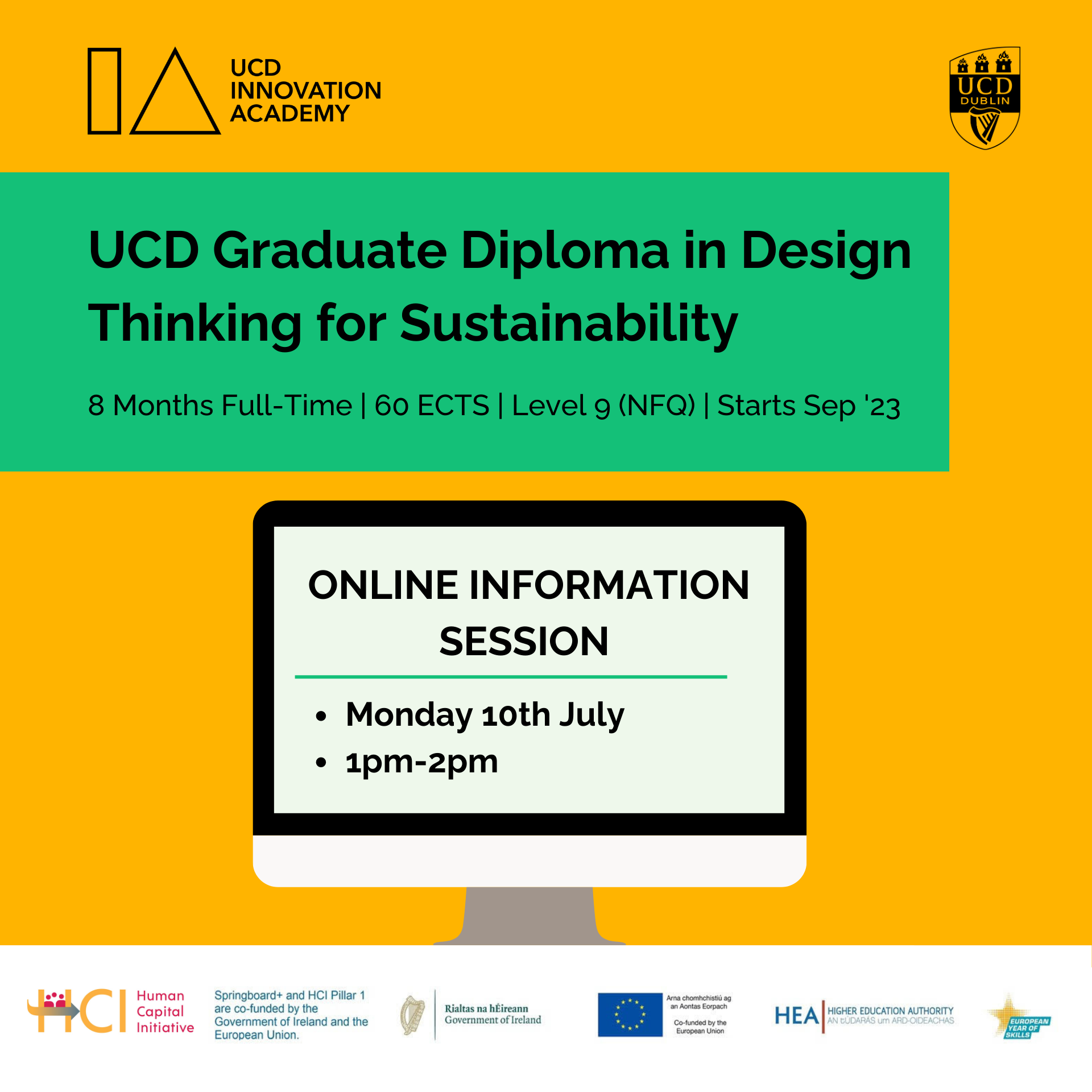Online Information Session: Design Thinking for Sustainability